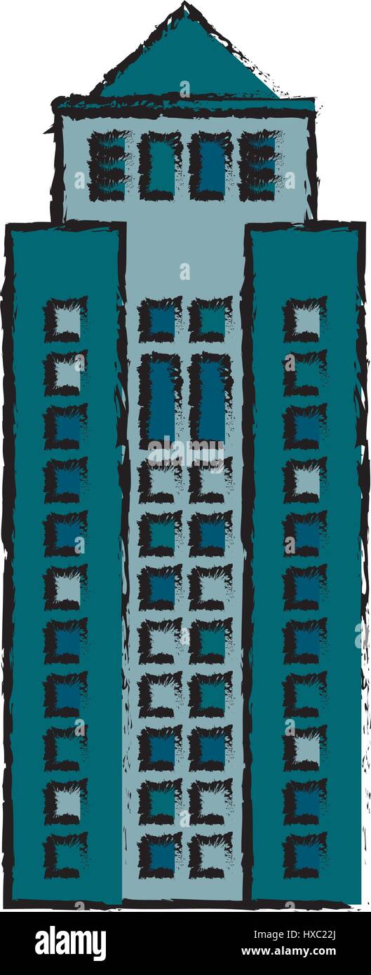 Bell tower house facade Stock Vector Images - Alamy