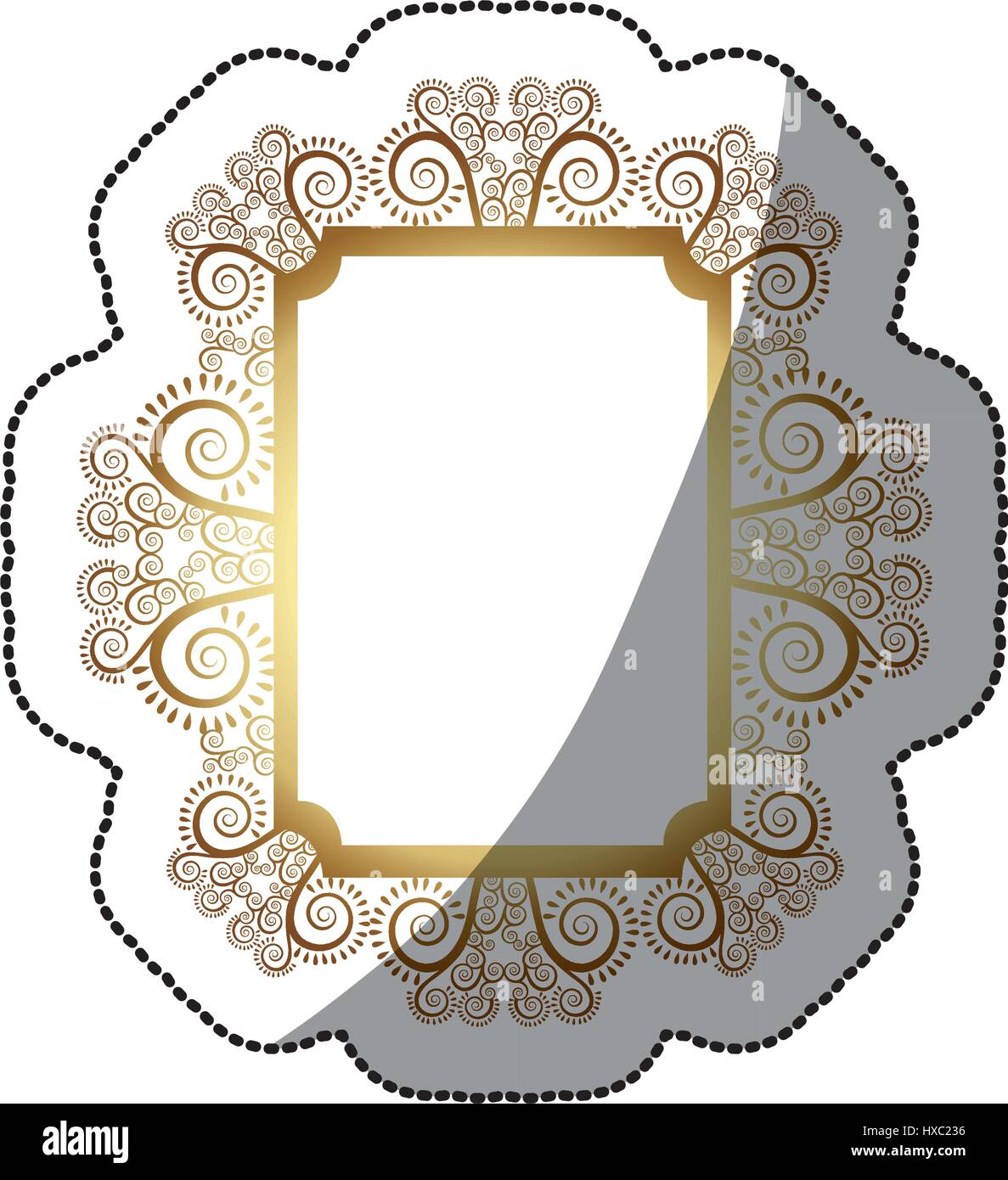 Rectangle baroque Stock Vector Images - Alamy