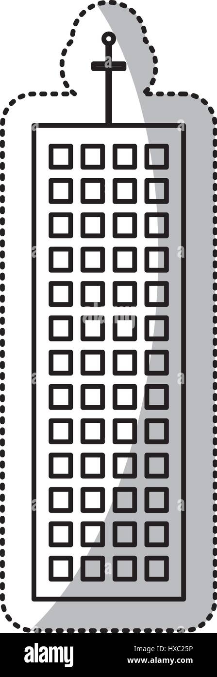 Concrete framework building Stock Vector Images - Alamy