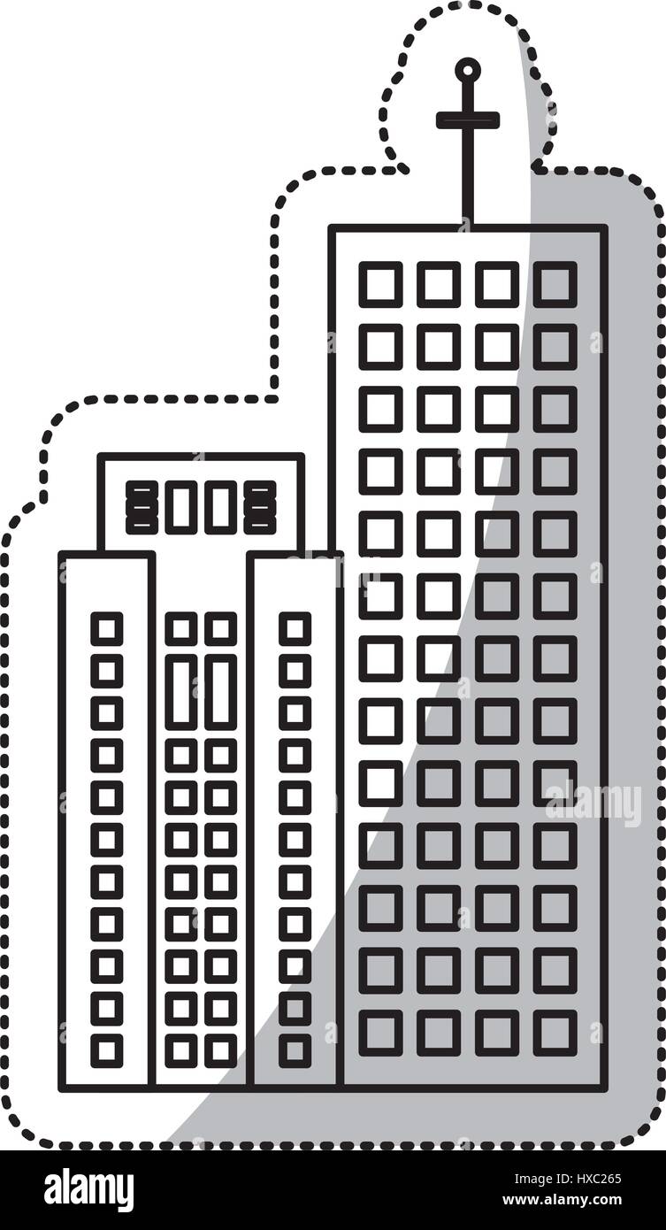 Exterior wall modern commercial Stock Vector Images - Alamy