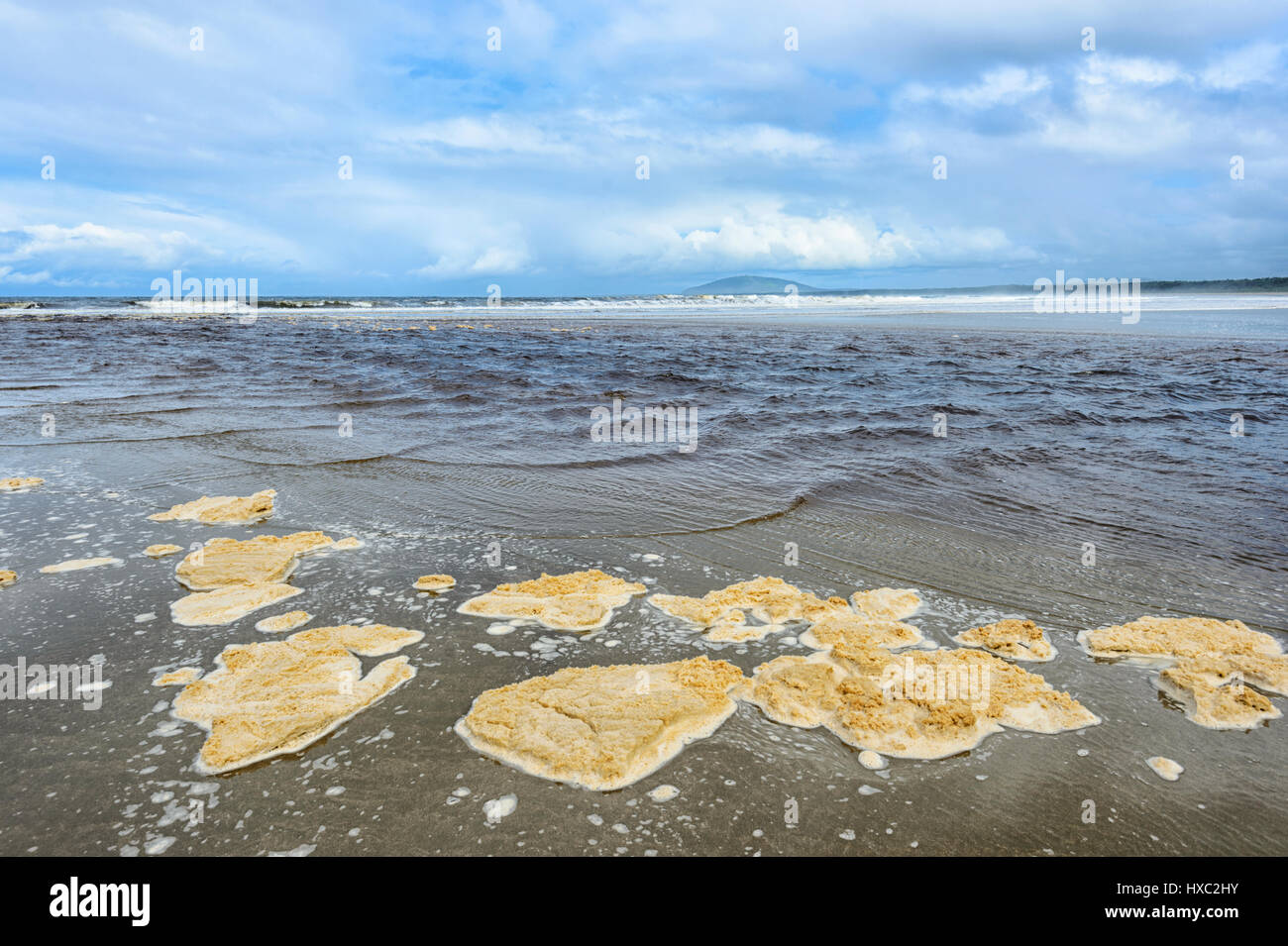 Sea Foam at Crooked River mouth, Gerroa, Illawarra Coast, New South ...