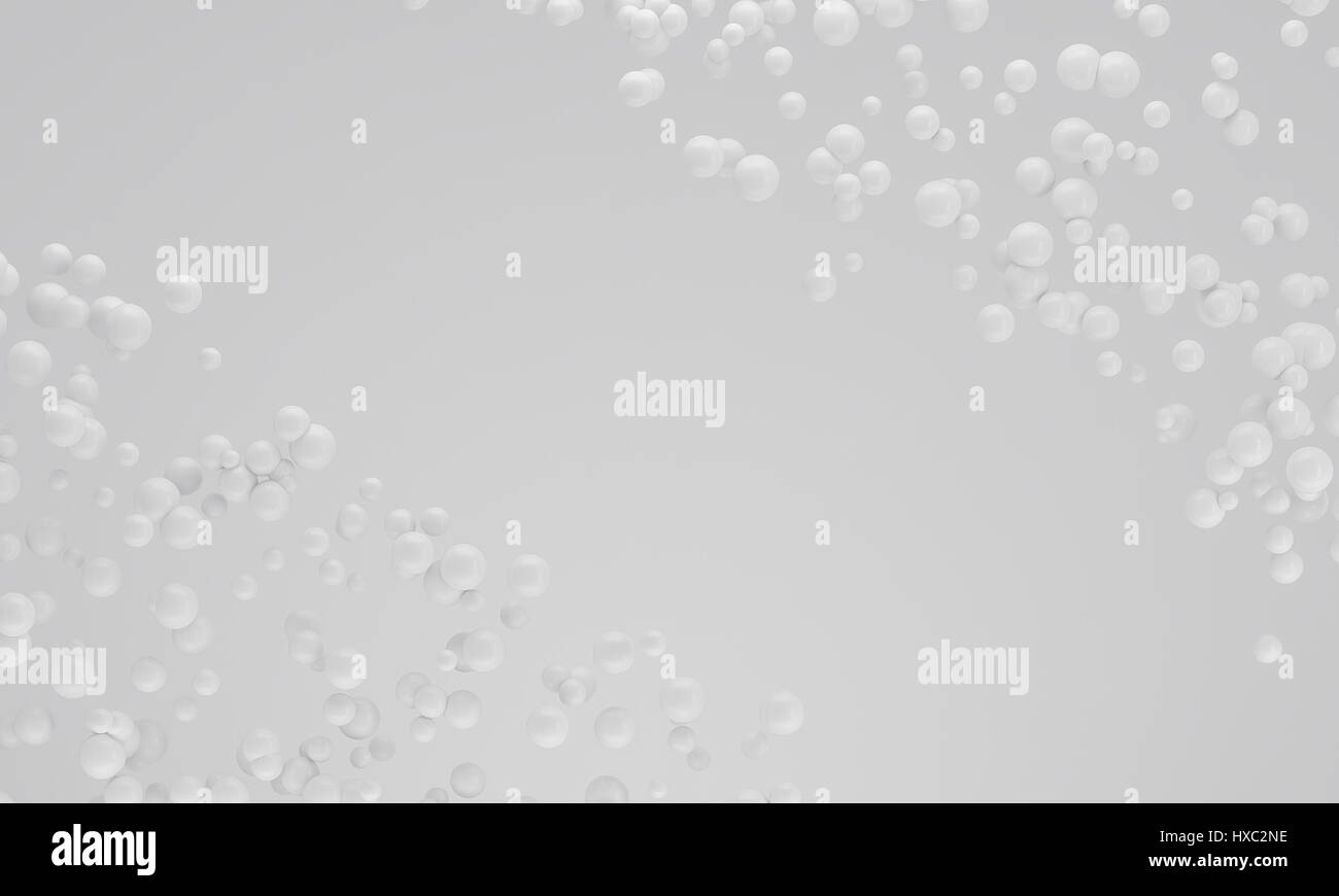 abstract white particle cloud 3d render Stock Photo - Alamy