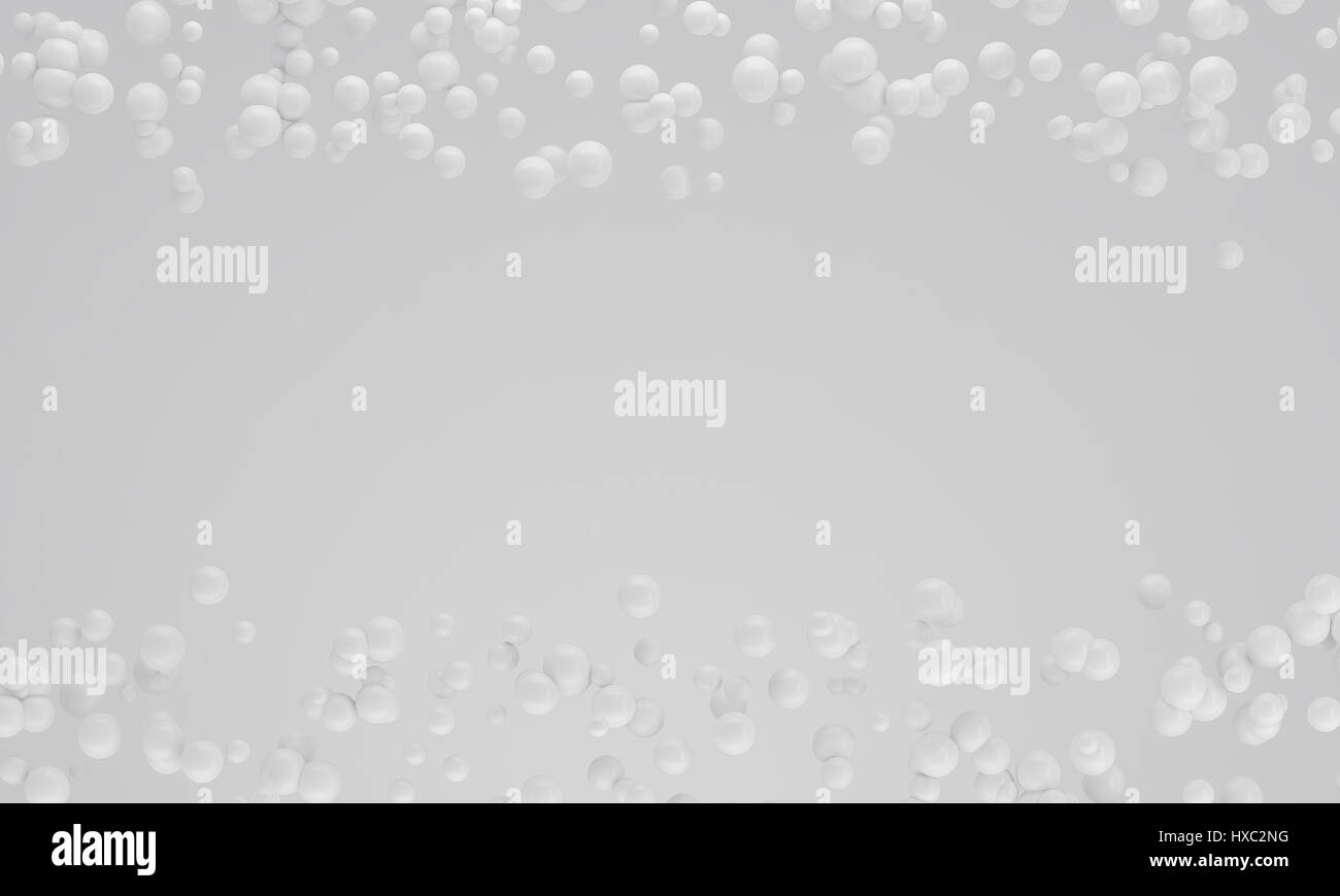 abstract white particle cloud 3d render Stock Photo - Alamy