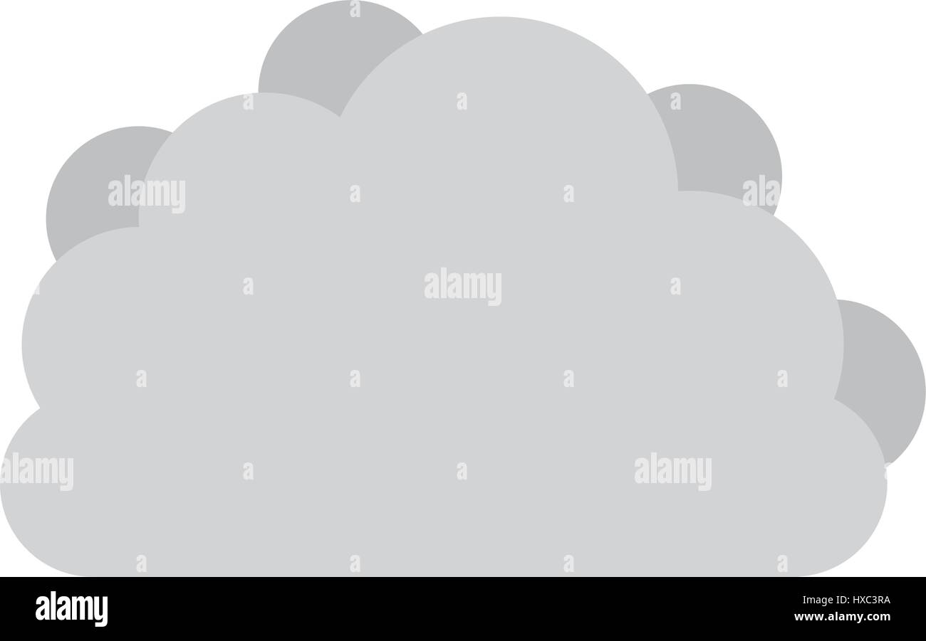 gray cloud tridimensional in cumulus shape Stock Vector Image & Art - Alamy
