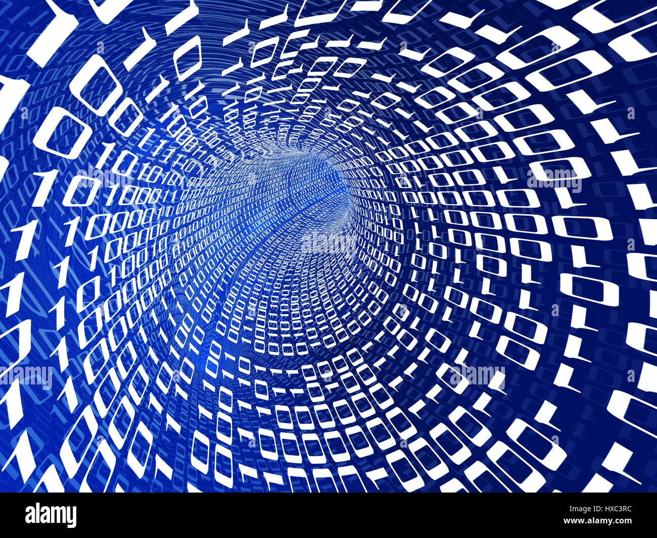 abstract 3d illustration of binary data stream Stock Photo - Alamy
