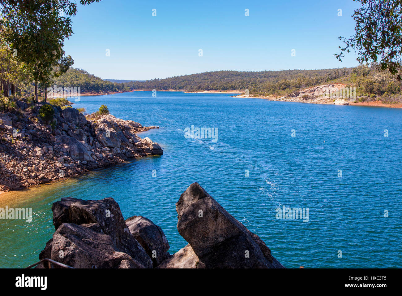 Mundaring weir reservoir area, Western Australia, near Perth Stock ...