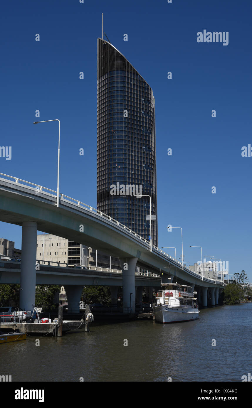 Brisbane, Australia: 1 William Street, the building housing much of the ...