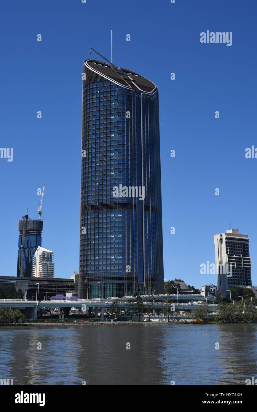 Brisbane, Australia: 1 William Street, the building housing much of the ...