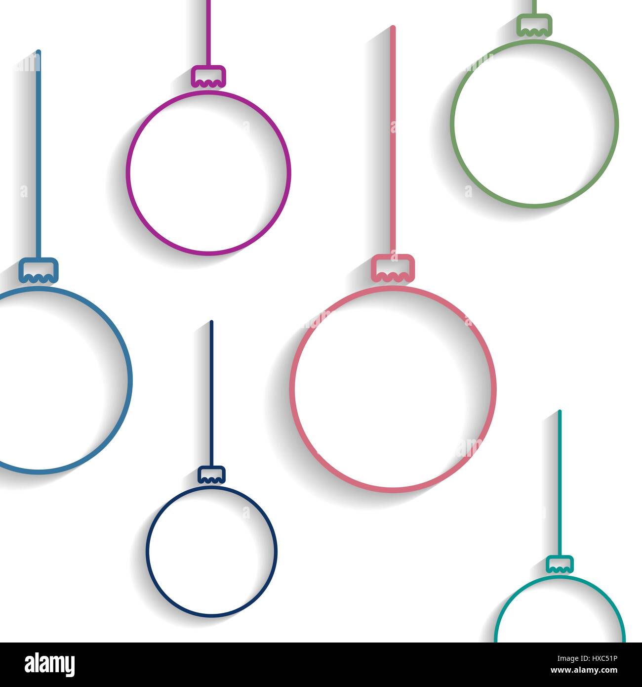 Background image of a set of multi-colored Christmas tree decorations ...