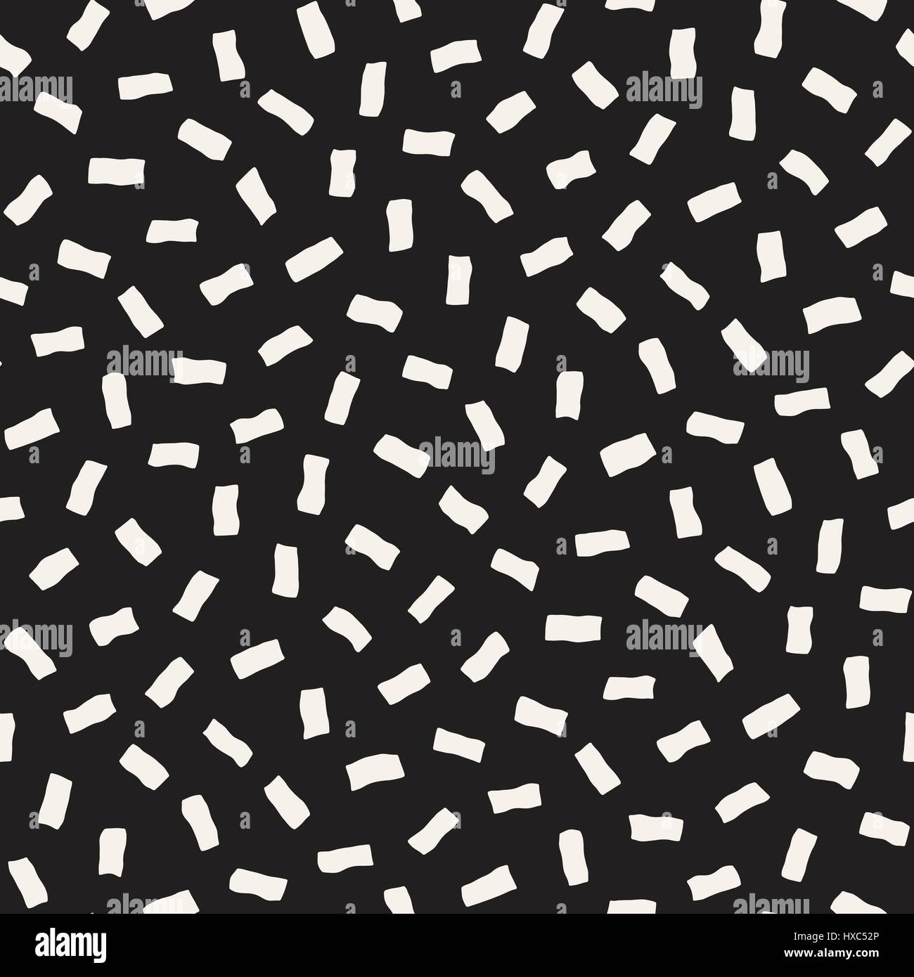 Vector Seamless Pattern. Abstract Background With Scattered Geometric ...