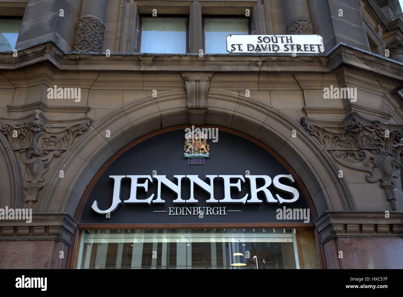 Jenners edinburgh building hi-res stock photography and images - Alamy