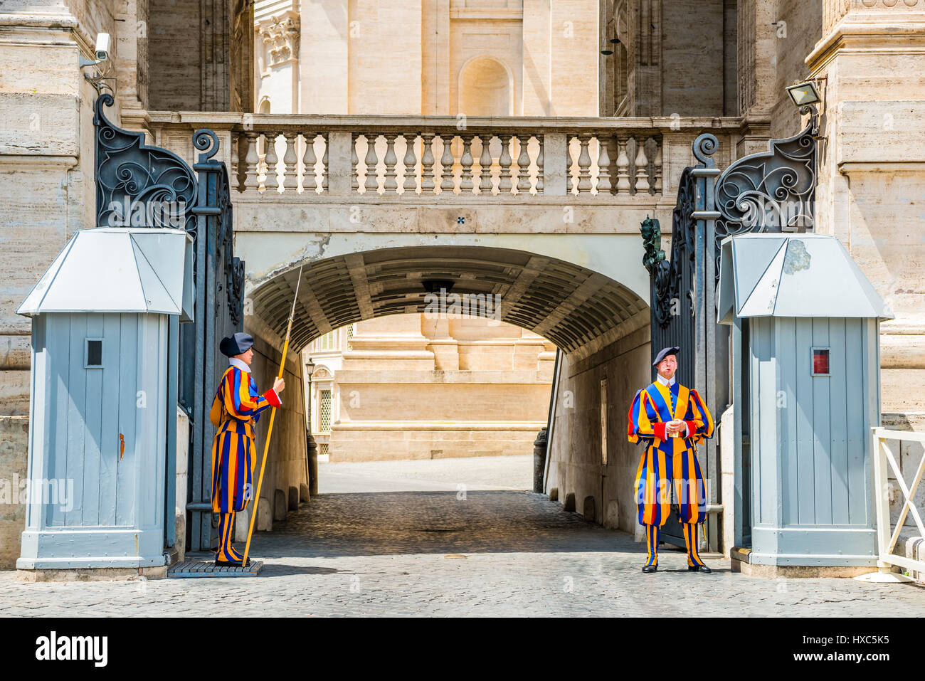 Vatican Guards St Peters Basilica Rome St. Peter's Basilica: A Naked