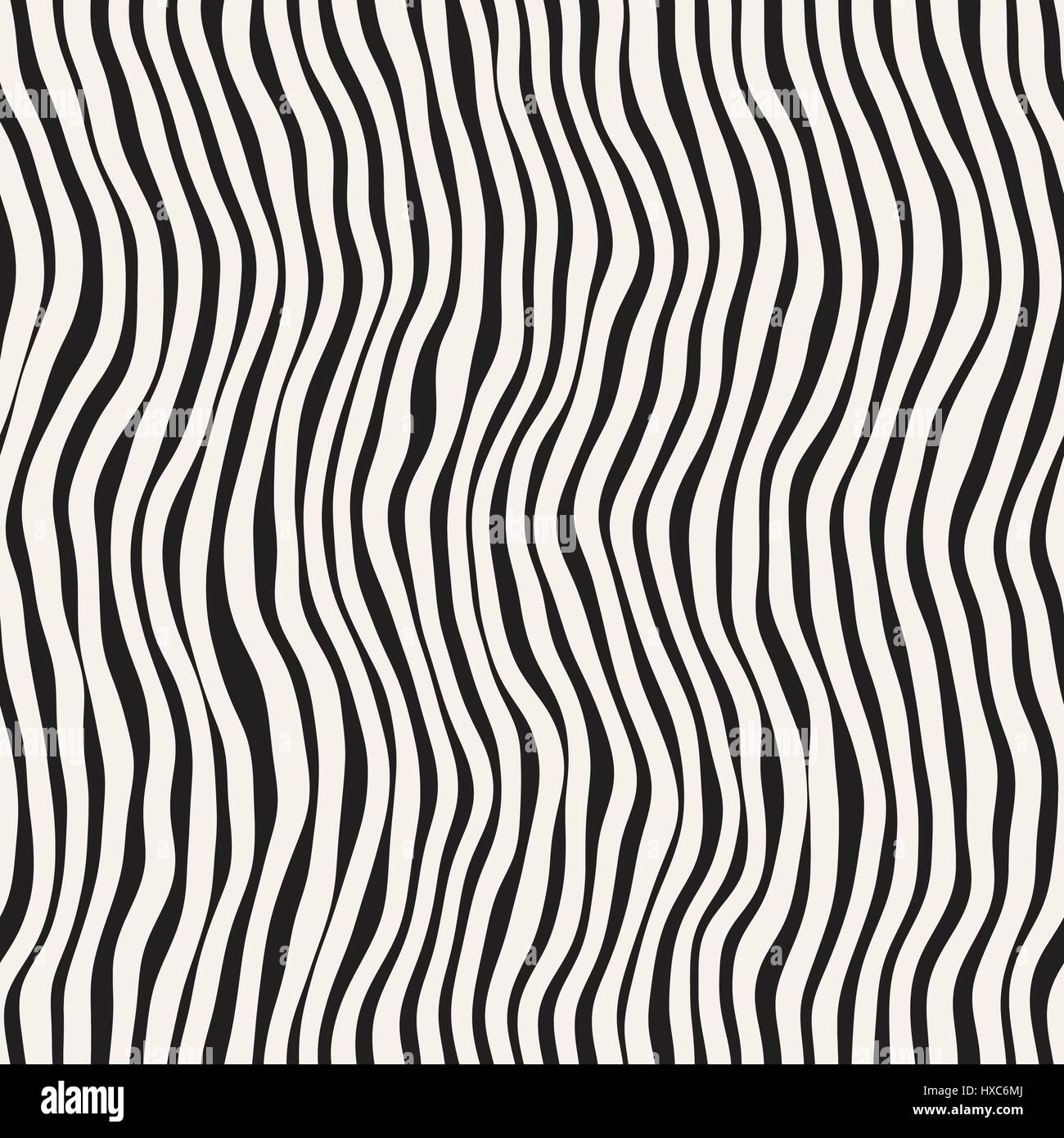 Wavy Ripple Hand Drawn Lines. Abstract Geometric Background Design ...