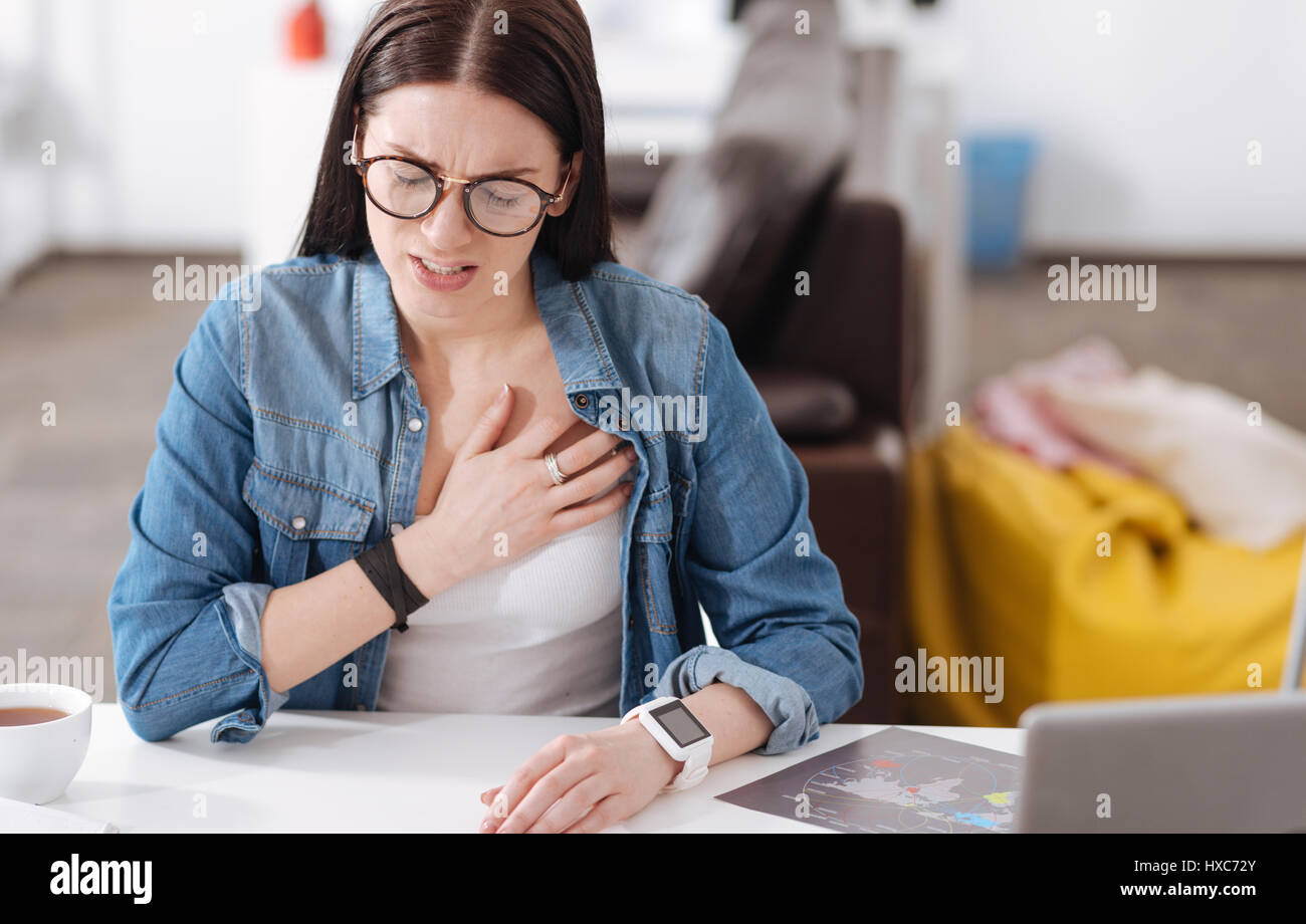 Sickness touching hi-res stock photography and images - Alamy