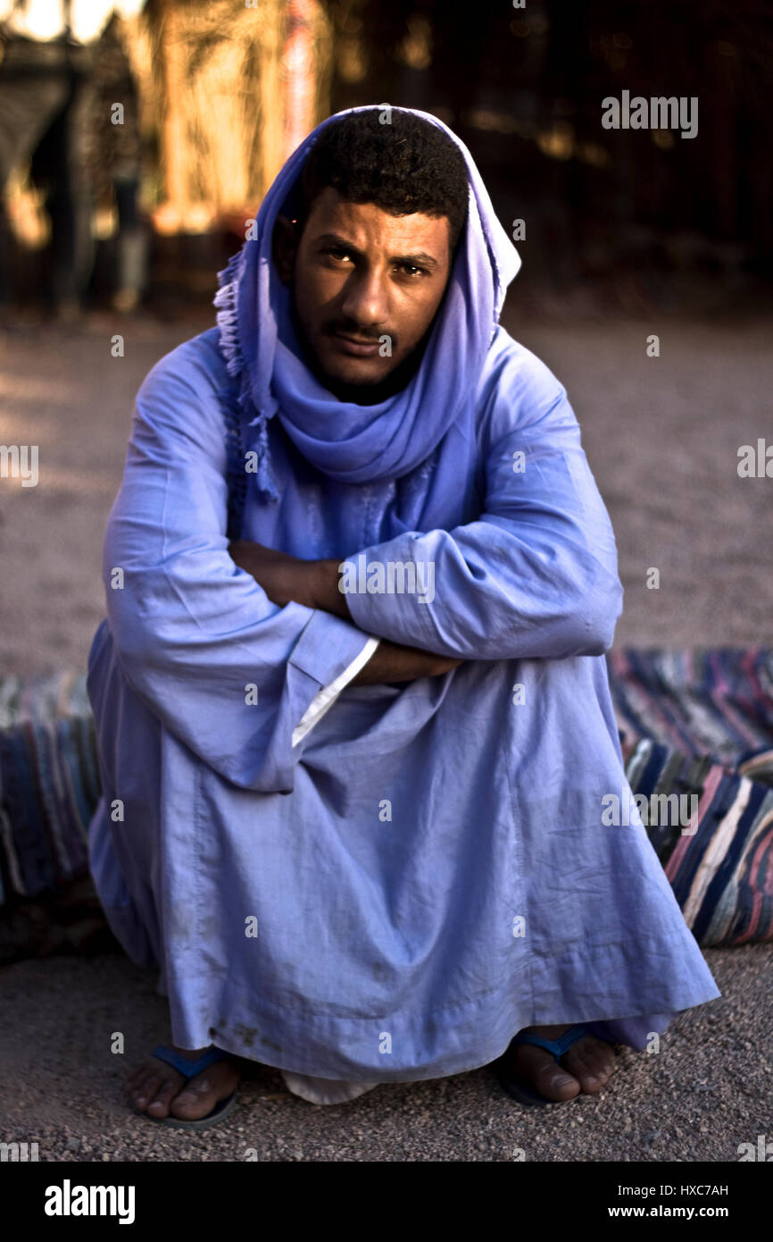 Egyptian man in his galabeya Stock Photo - Alamy