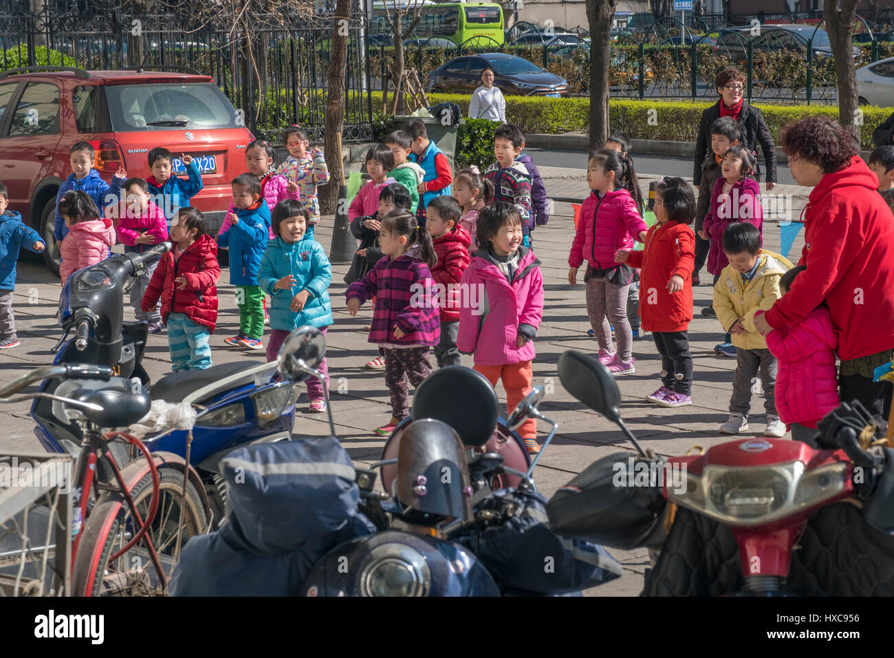 Children Singing Dancing Outside High Resolution Stock Photography and ...