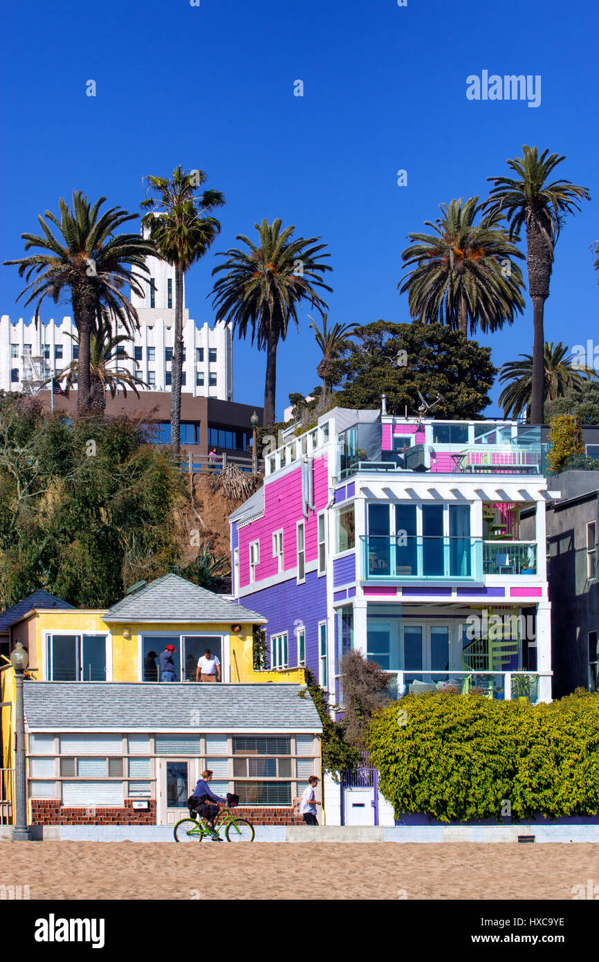 The Strand on Santa Monica beach Stock Photo - Alamy