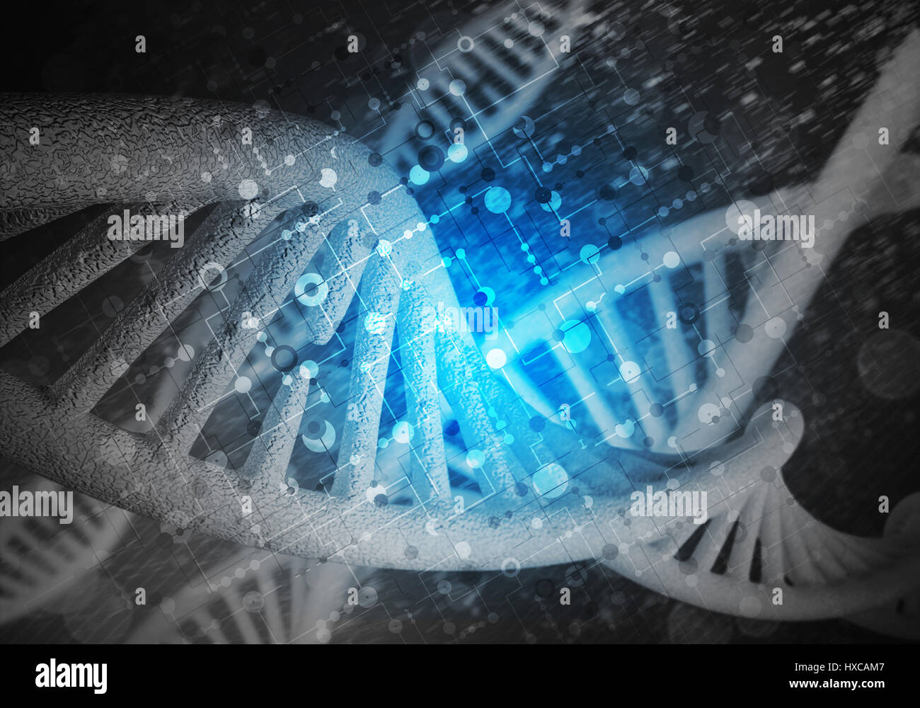 DNA molecules background Stock Photo - Alamy