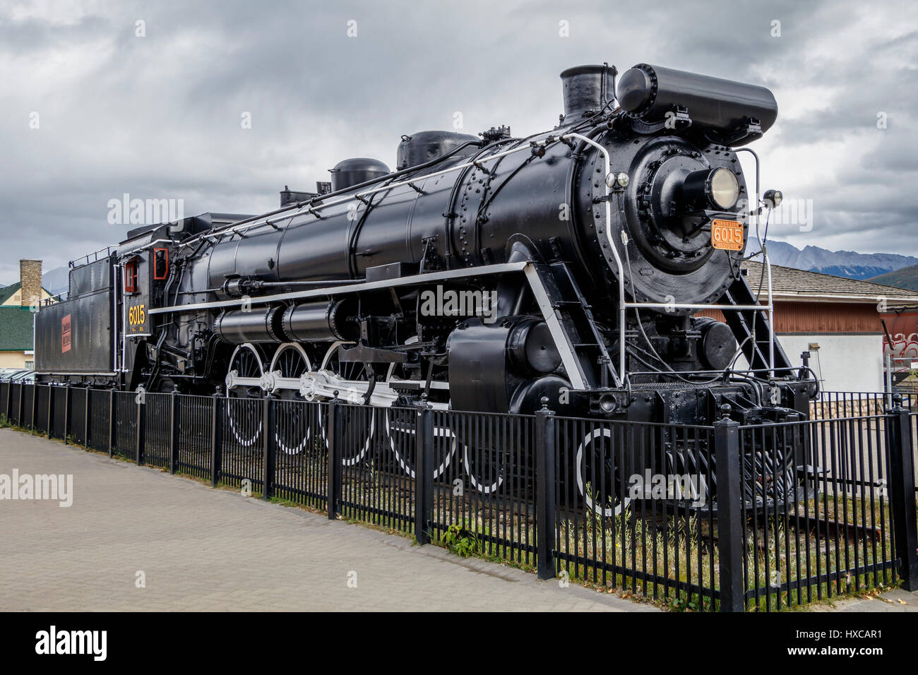 1923 CN Locomotive 6015 Mountain Type Class U-1-A, made by the Canadian ...