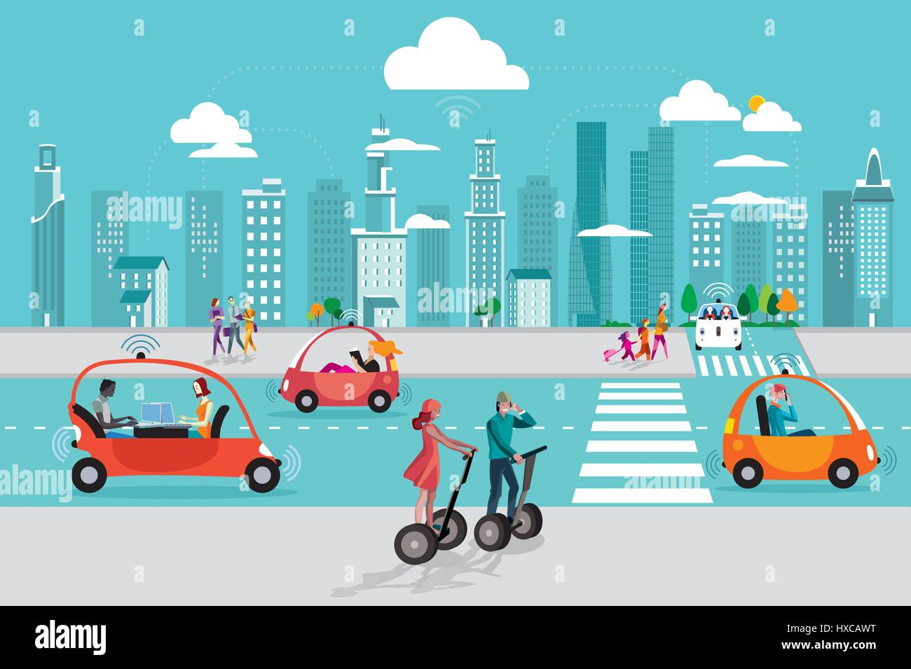 Driverless cars hi-res stock photography and images - Alamy