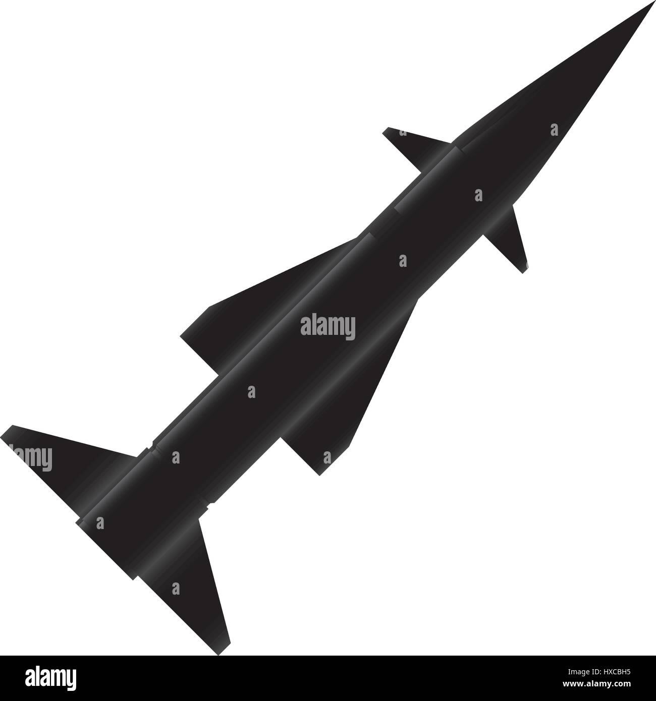 Missile rocket weapon Stock Vector Image & Art - Alamy
