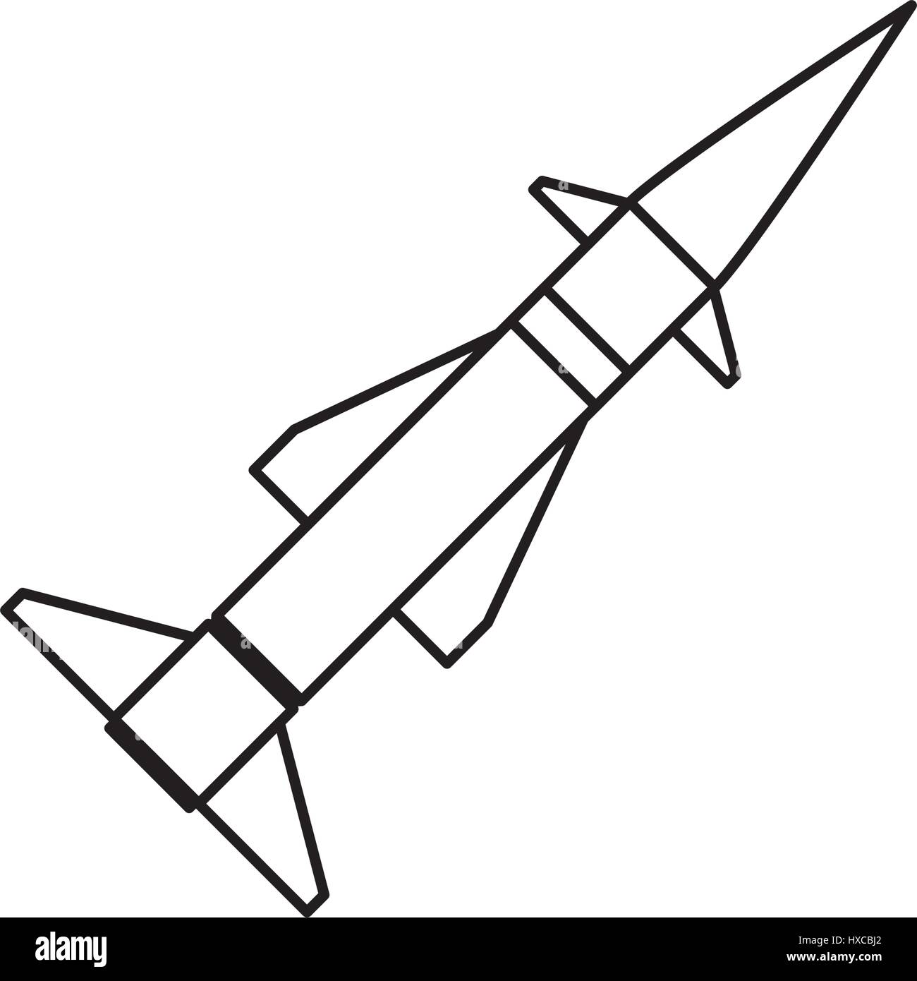 Missile rocket weapon Stock Vector Image & Art - Alamy