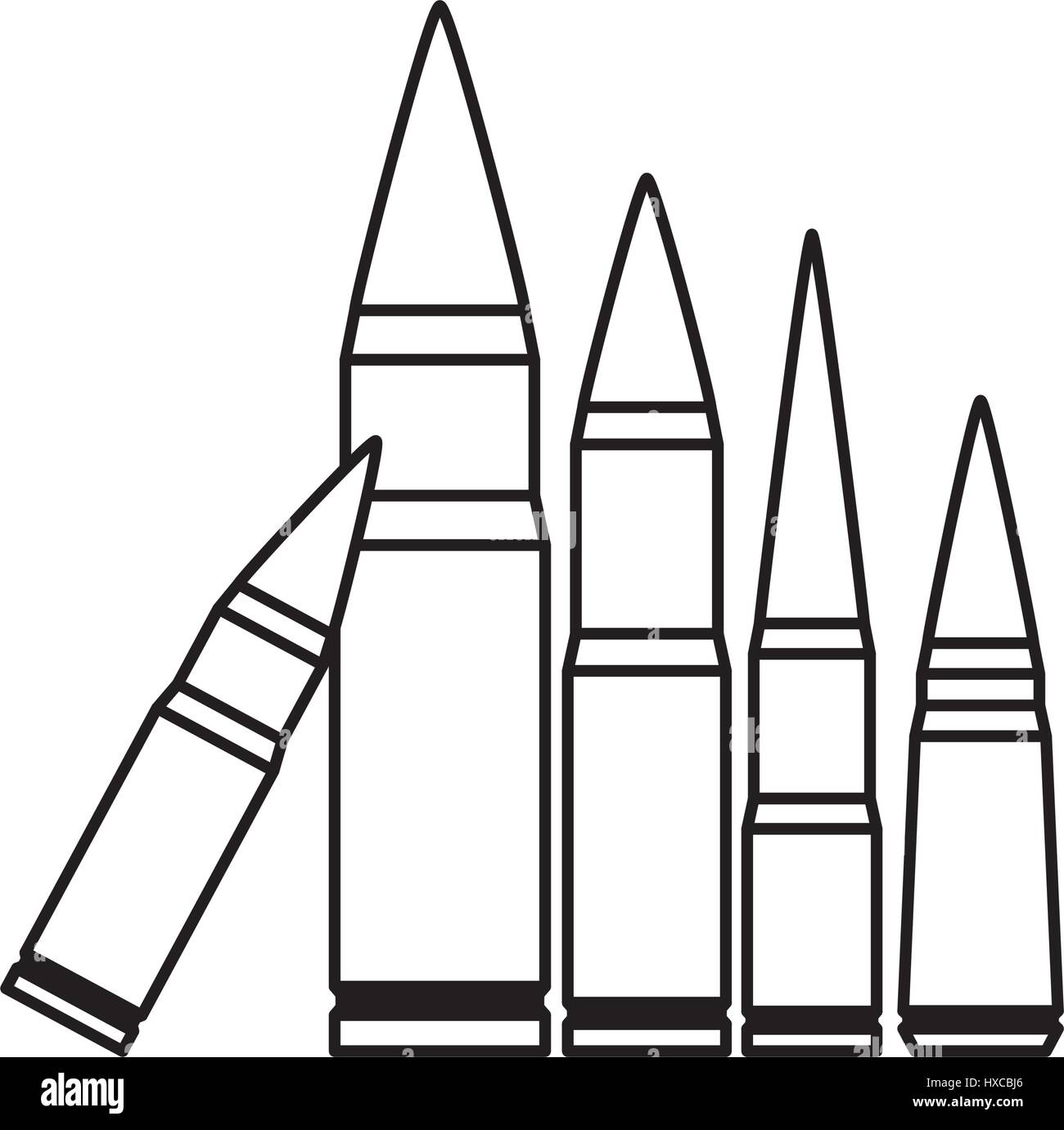 Old bullets Stock Vector Images - Alamy