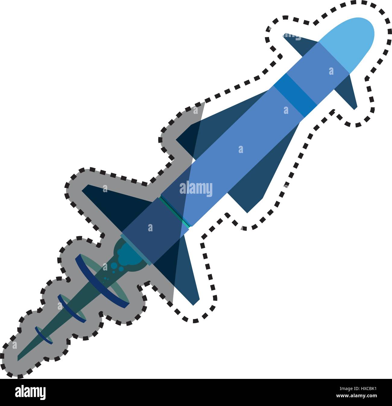 Missile rocket weapon Stock Vector Image & Art - Alamy