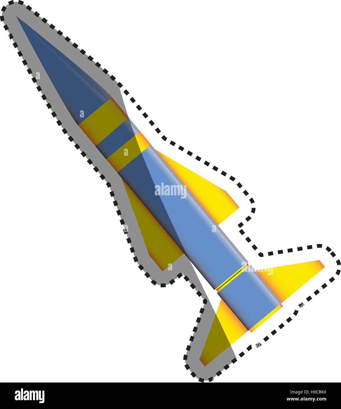 Missile rocket weapon Stock Vector Image & Art - Alamy