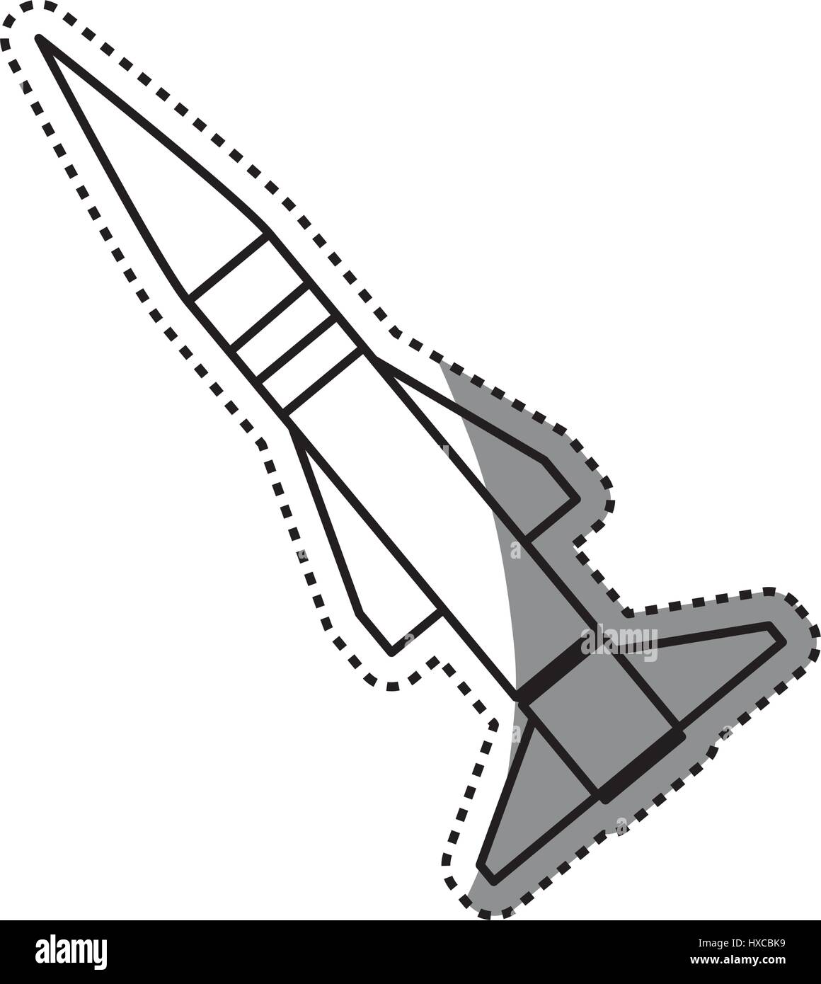 Missile rocket weapon Stock Vector Image & Art - Alamy