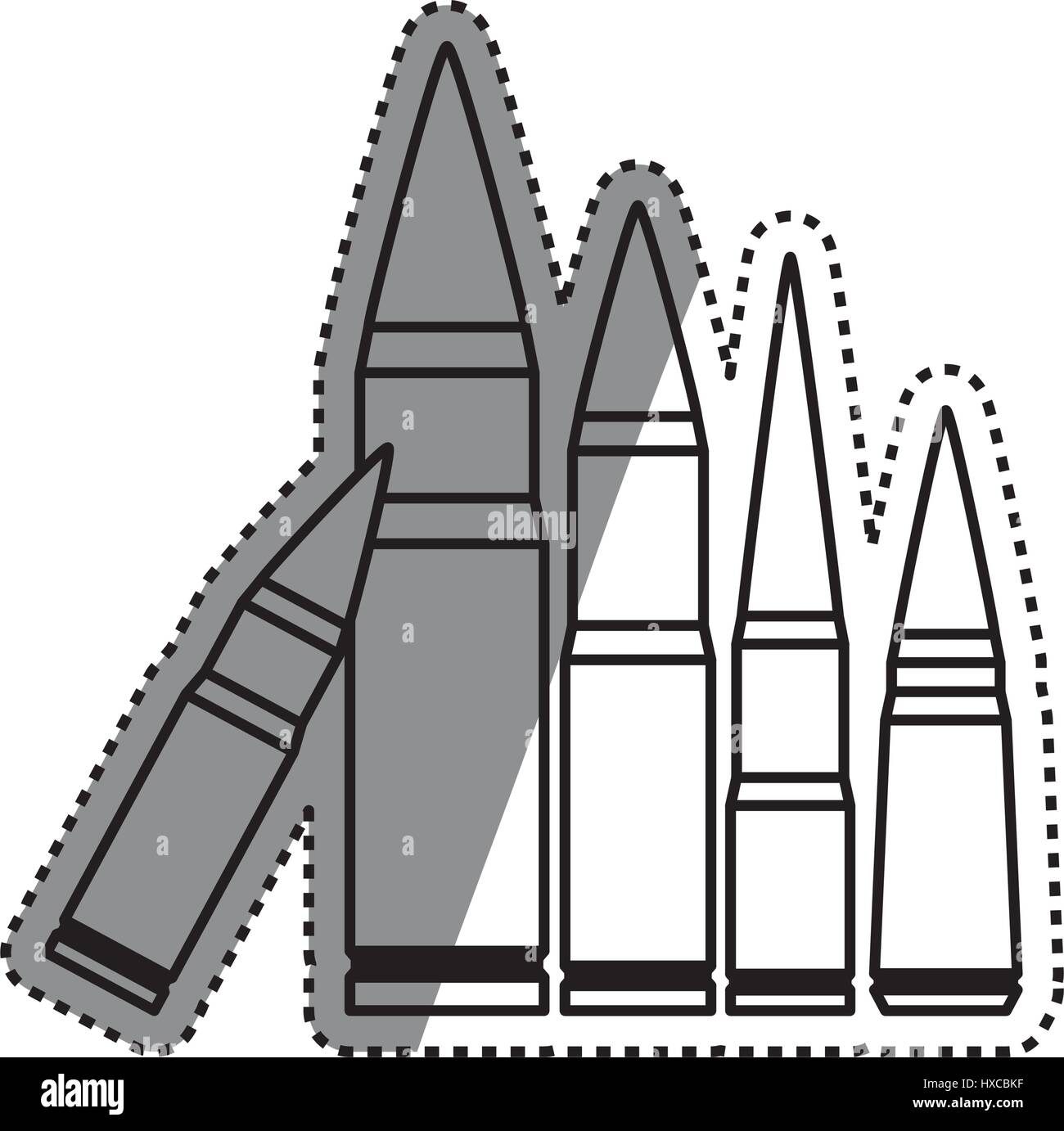 Old bullets Stock Vector Images - Alamy