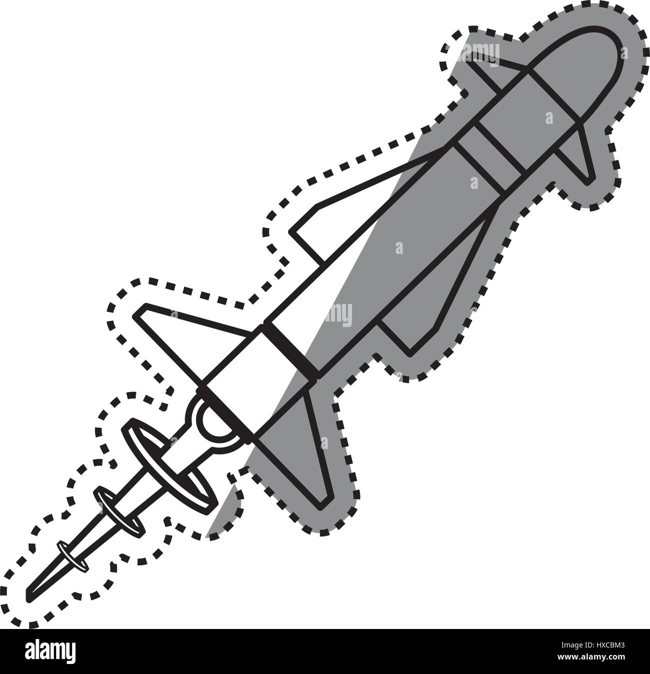 Missile rocket weapon Stock Vector Image & Art - Alamy