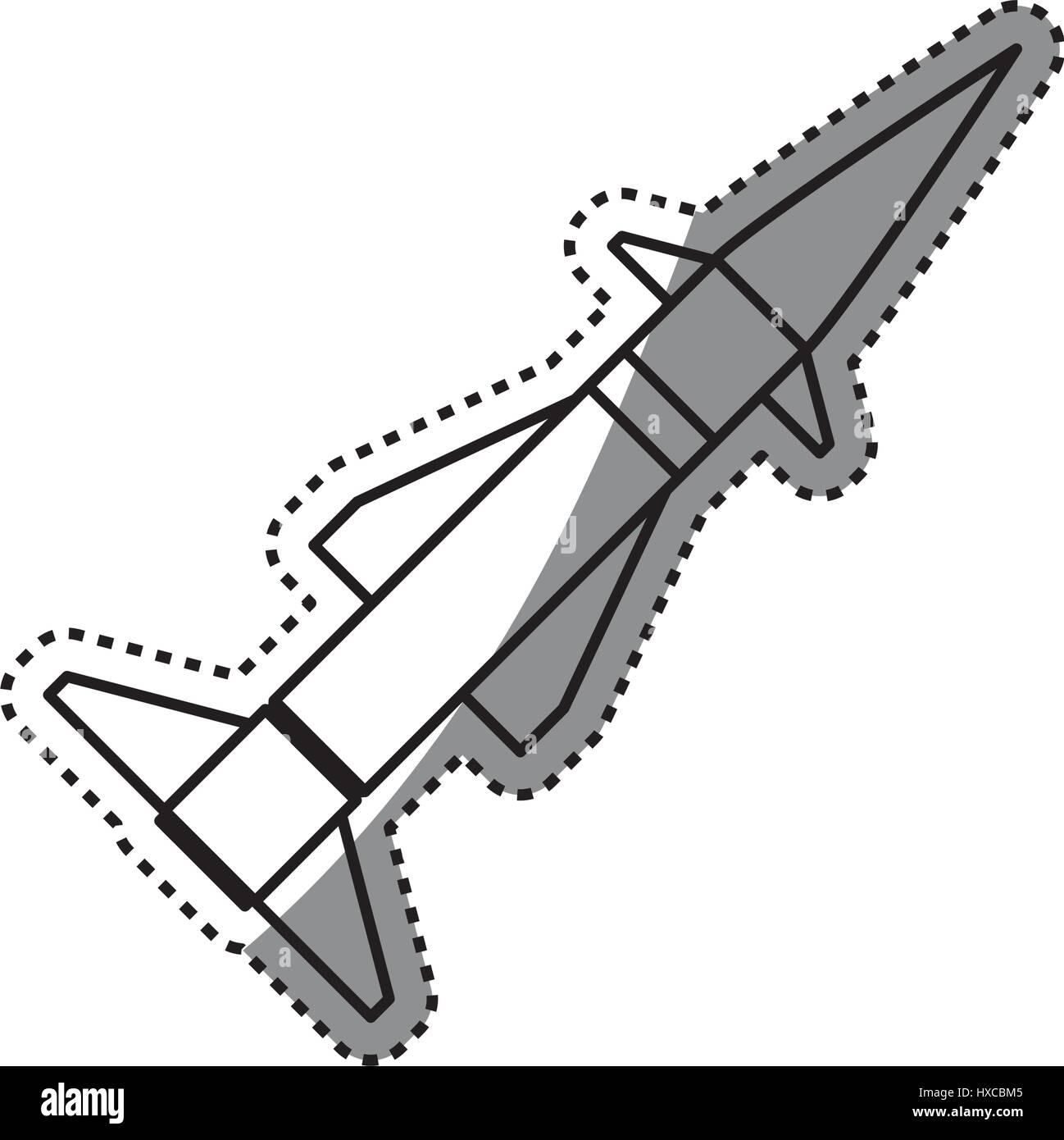 Missile rocket weapon Stock Vector Image & Art - Alamy