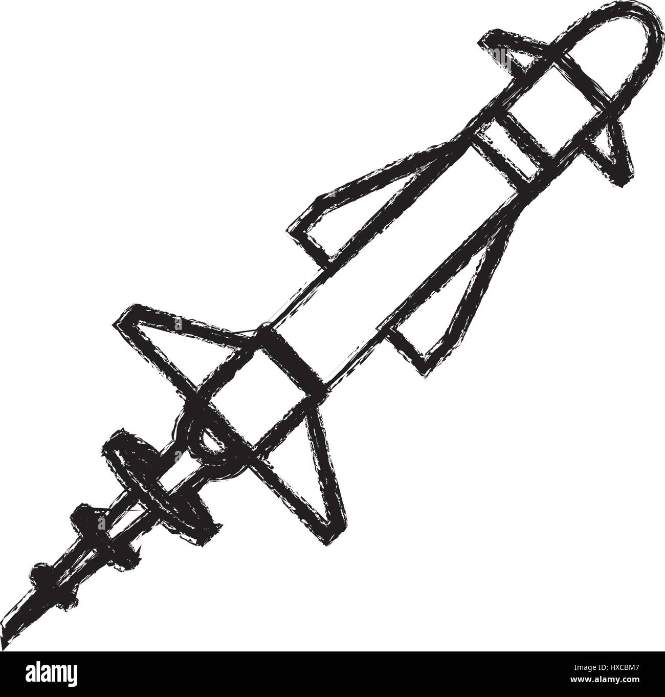 Missile rocket weapon Stock Vector Image & Art - Alamy