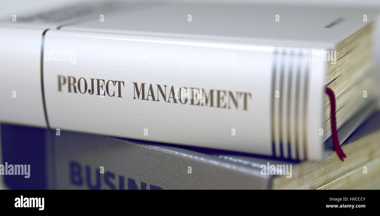 Project Management - Book Title. 3d Stock Photo - Alamy