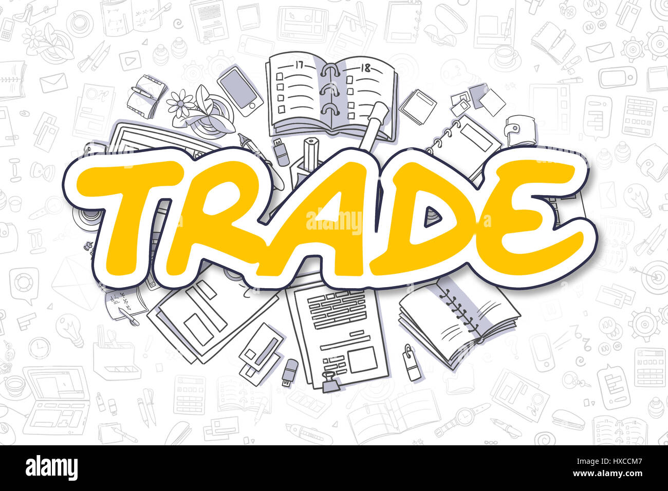 Trade cartoon hi-res stock photography and images - Alamy