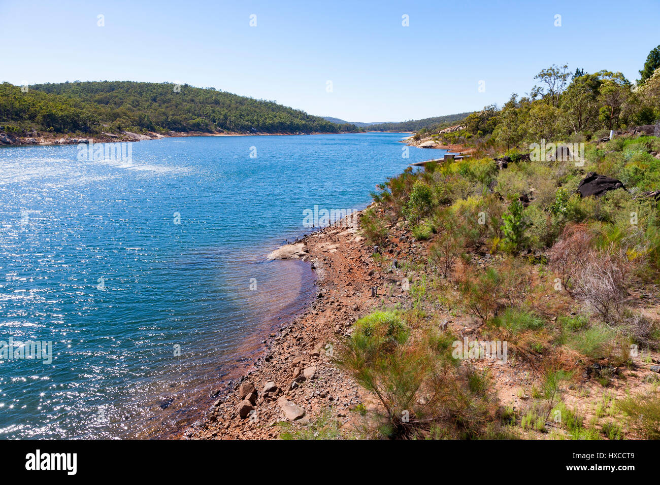 Mundaring weir reservoir area, Western Australia, near Perth Stock ...