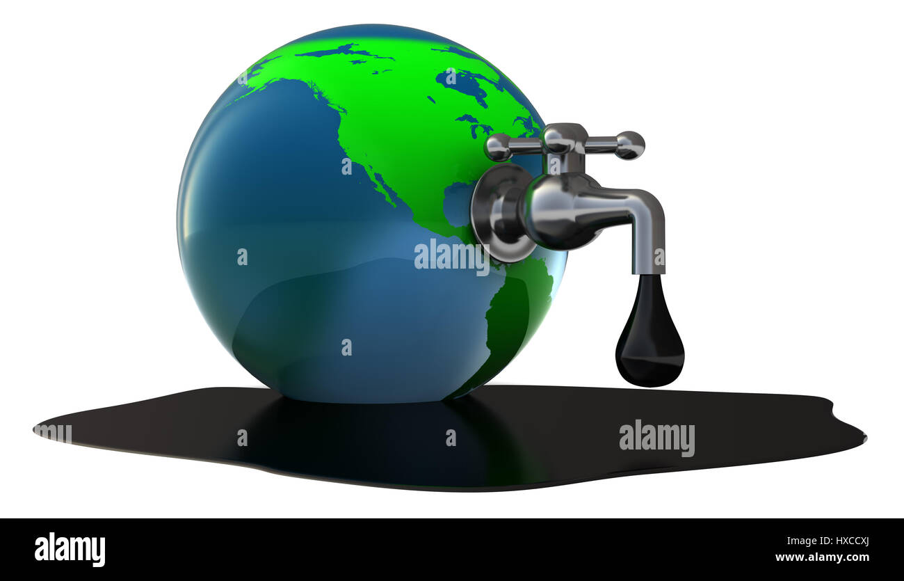 Oil globe earth map hi-res stock photography and images - Alamy