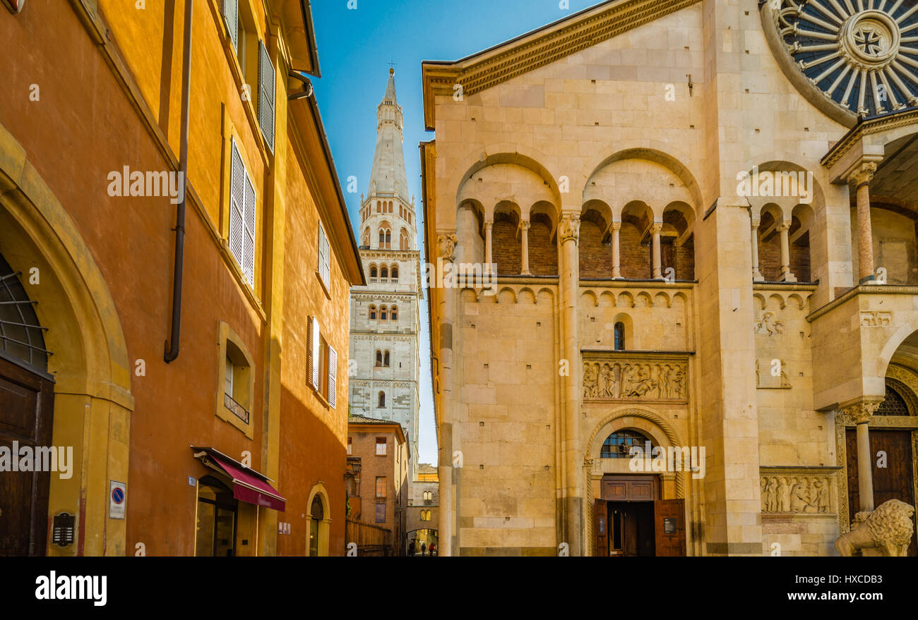 Ancient Catholic Cathedral in Modena, Italy Stock Photo - Alamy