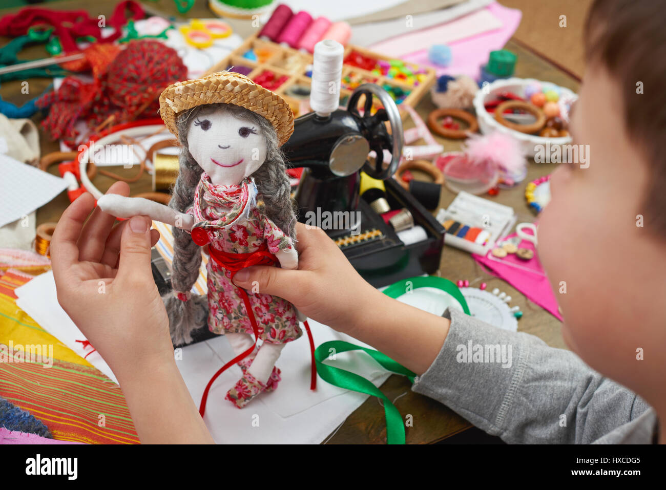 Clothes make sew boy hi-res stock photography and images - Alamy