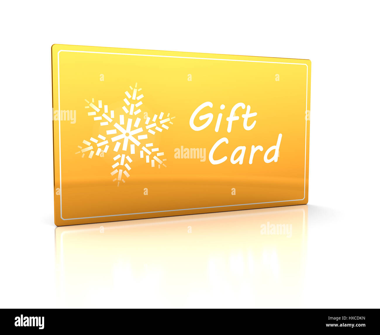 3d illustration of christmas gift card Stock Photo - Alamy