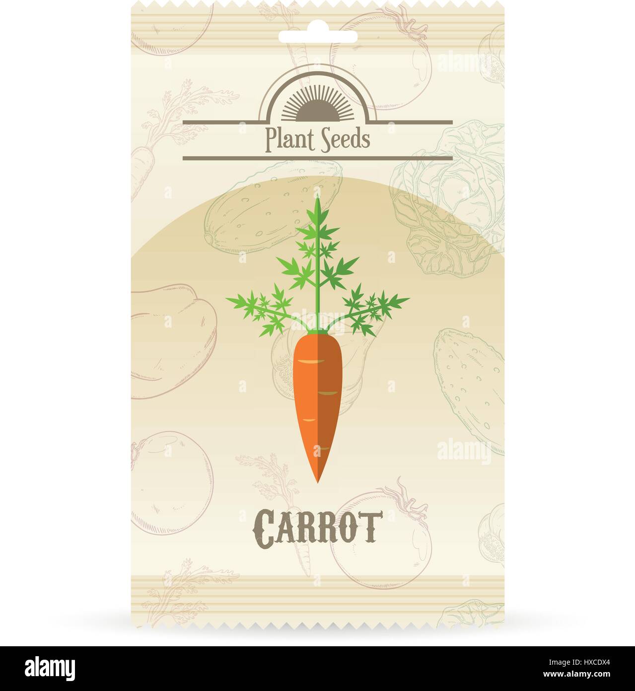 Orange seed soil Stock Vector Images - Alamy