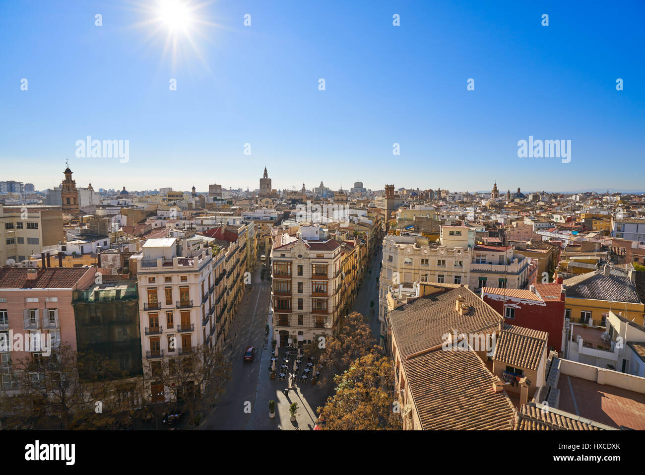 Valencia skyline hi-res stock photography and images - Alamy