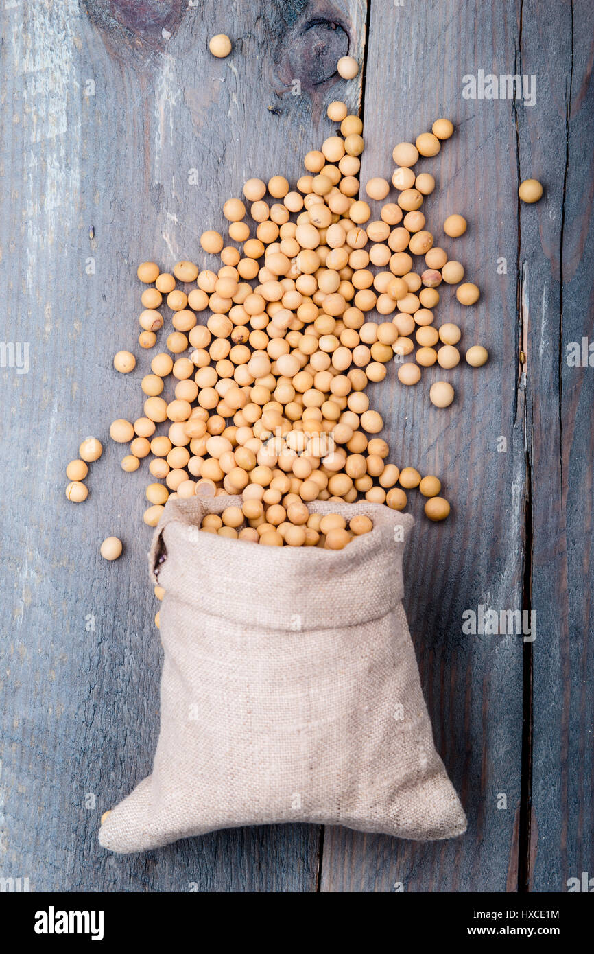 Sack of soya beans hi-res stock photography and images - Alamy