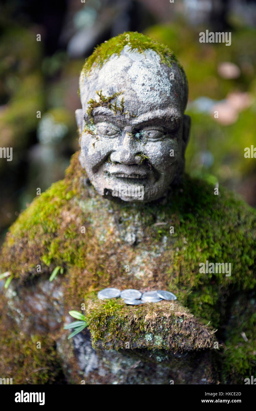 Kyoto, Japan - November 2016: Statues of Japanese Buddhist monk at ...