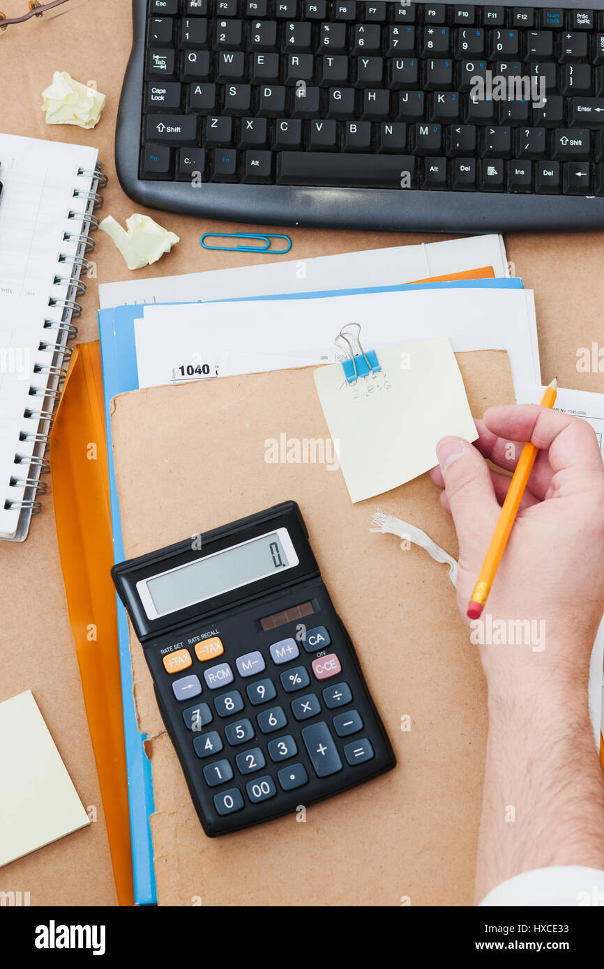 Time to fill individual income tax return form Stock Photo - Alamy