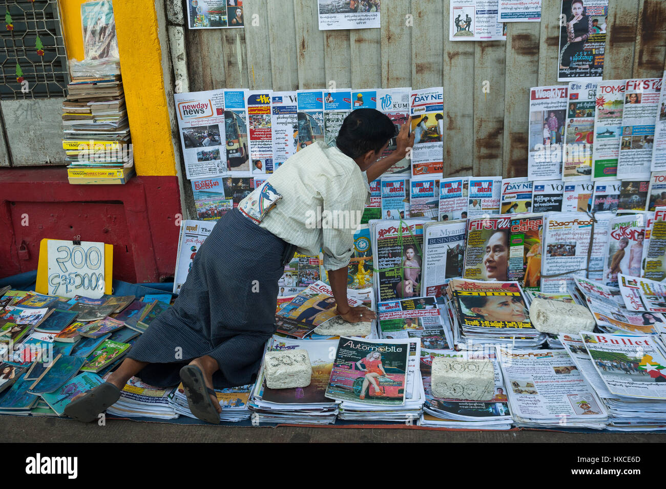 27.01.2017, Yangon, Republic of the Union of Myanmar, Asia - A ...