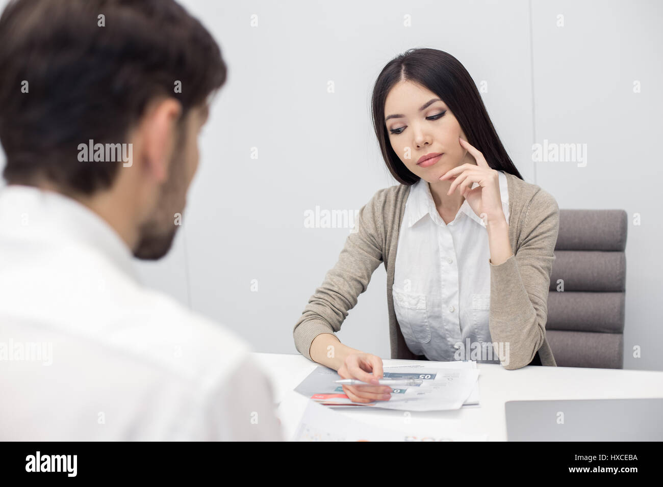 People Interview Job Application Concept Stock Photo - Alamy