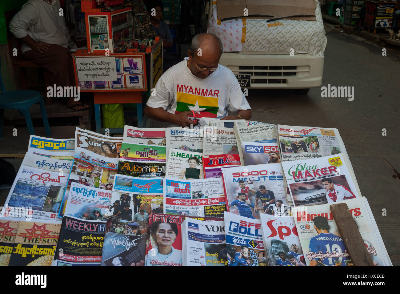 04.02.2017, Yangon, Republic of the Union of Myanmar, Asia - A ...
