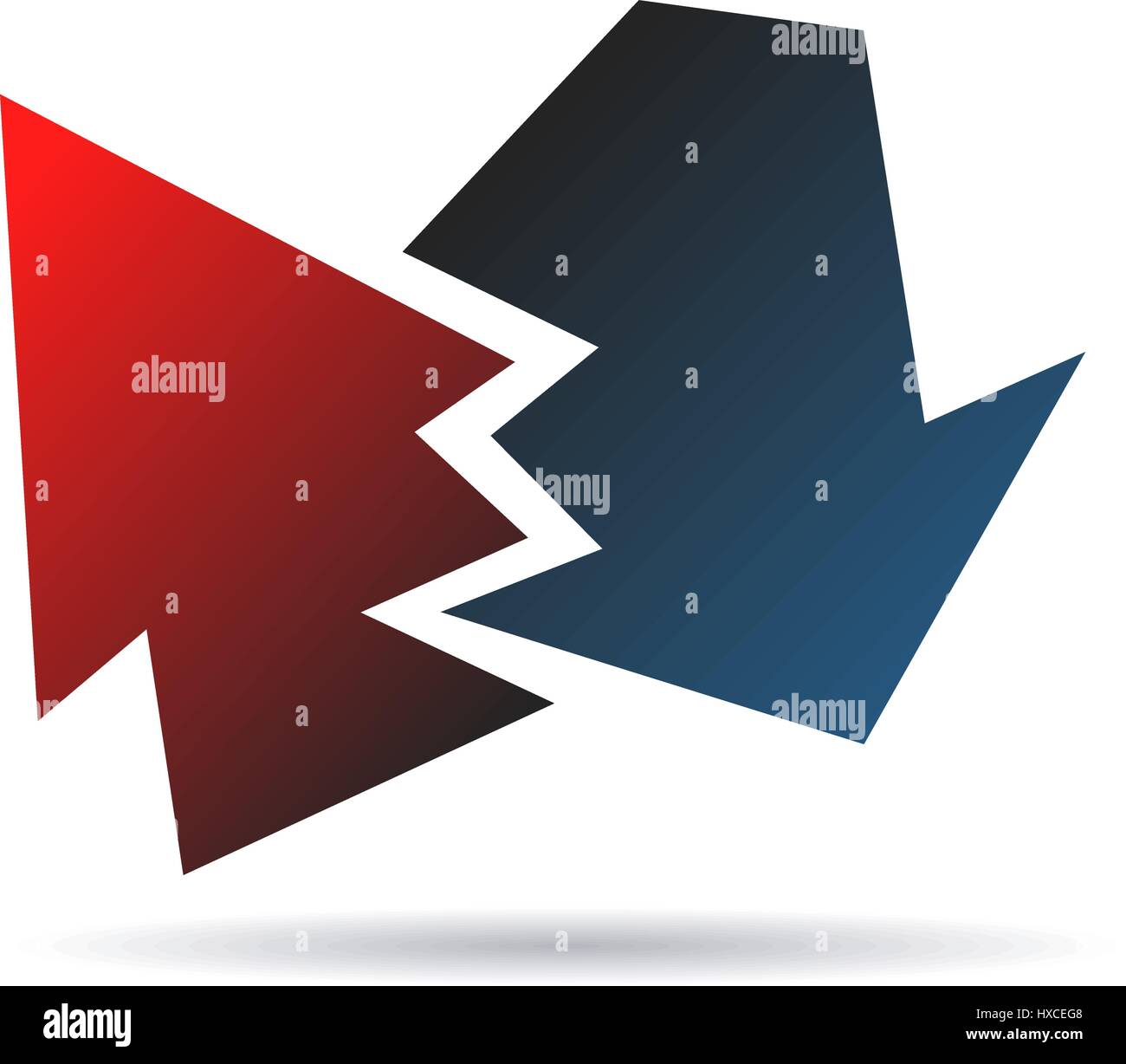 Opposites abstract Stock Vector Images - Alamy